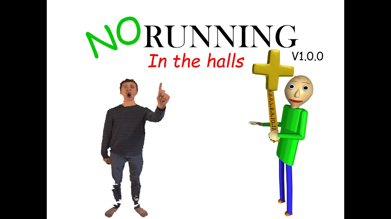 No running in the halls Plus Trailer (Baldi's Basics Plus) - YouTube