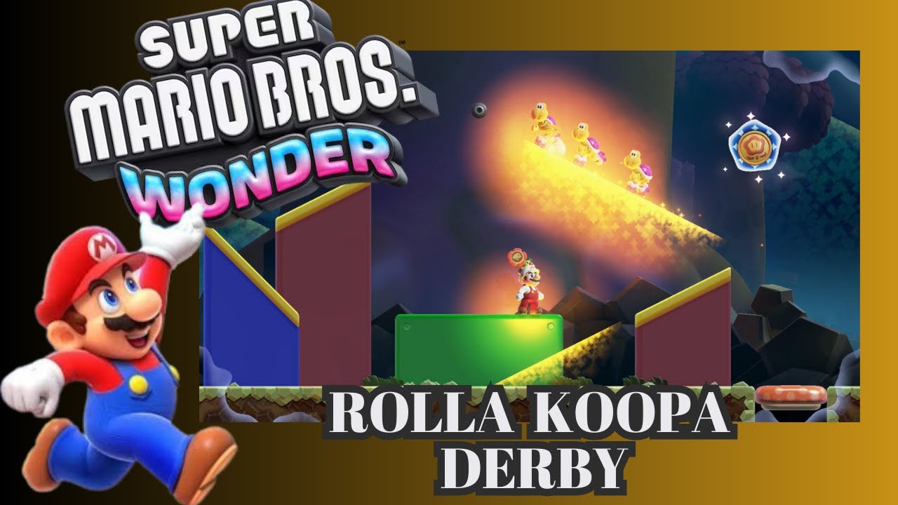 Super Mario Bros. Wonder : Rolla Koopa Derby - YouTube