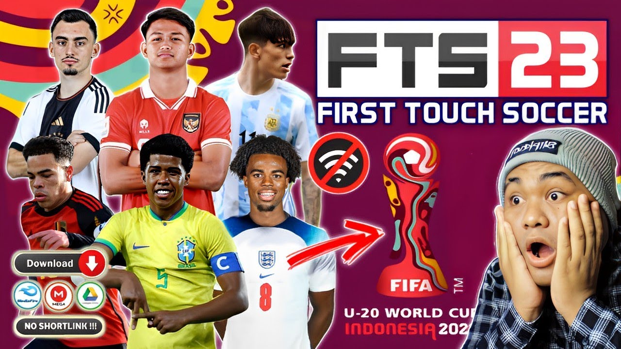 FTS 2023 Mod Fifa U20 World Cup Indonesia Grafik HD Android Offline Update Squad & Kits Piala ...