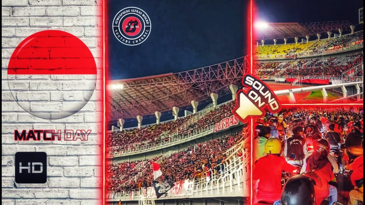 🔴⚪ ULTRAS GARUDA INDONESIA FANS FULL SUPPORT IN HOME • FIFA Matchday ...