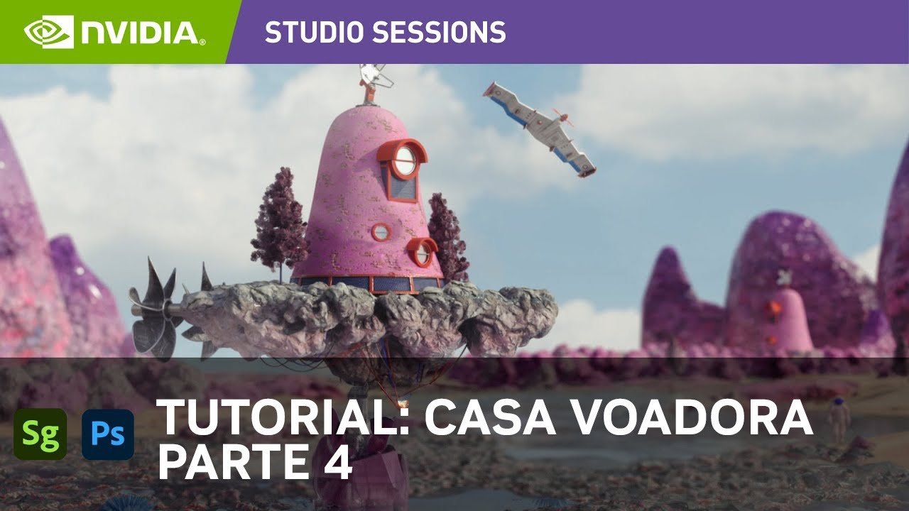 Tutorial: Crie uma Casa Voadora com Anna Natter Parte 4: Toques finais ...