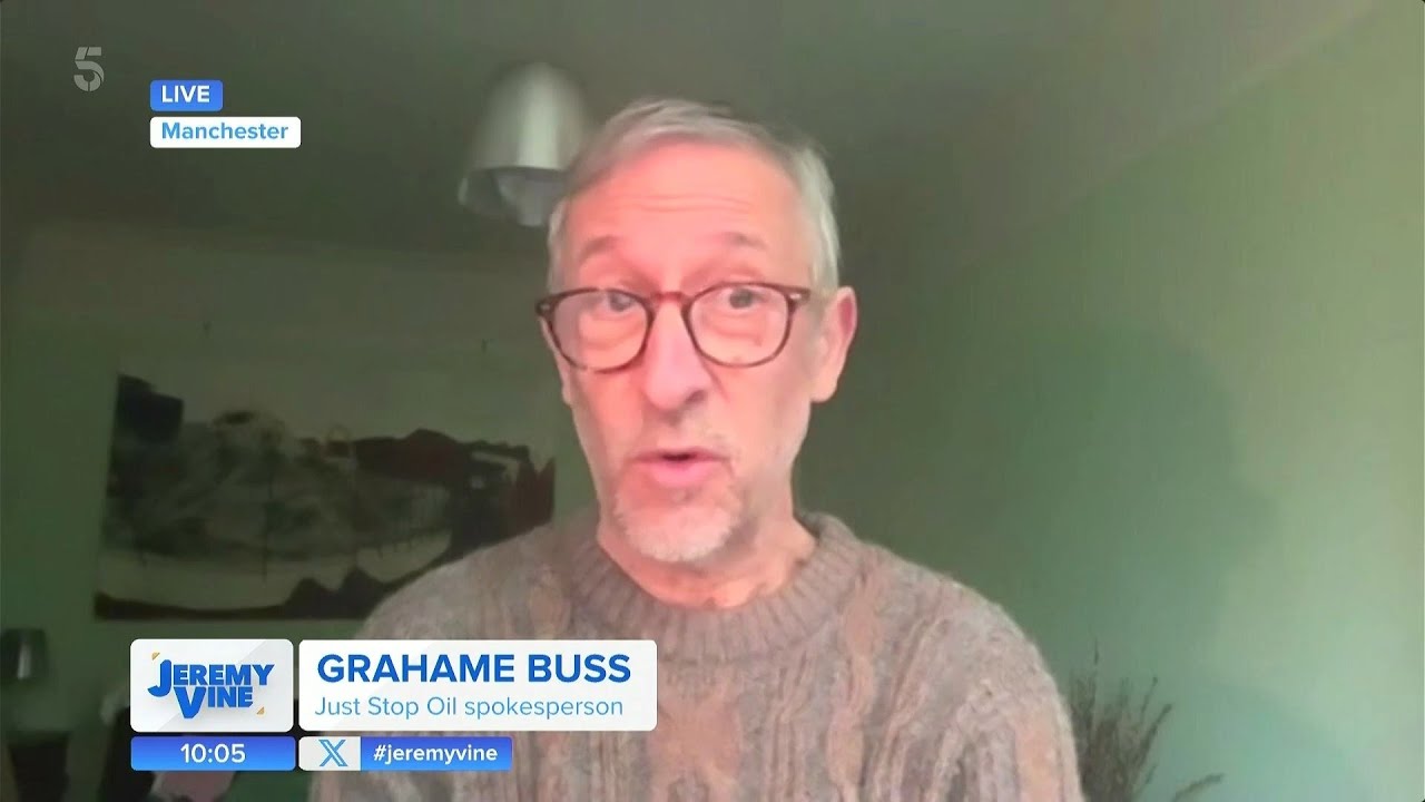 Grahame Buss | Channel 5 | 26 October 2023 | Just Stop Oil - YouTube