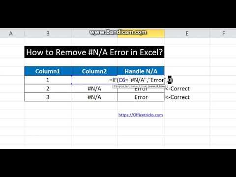 How to remove #n/a in Excel? – Fixing Vlookup #n/a - YouTube