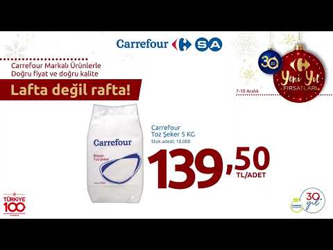 Carrefour 5 KG Toz Şeker 139,50 TL/Adet
