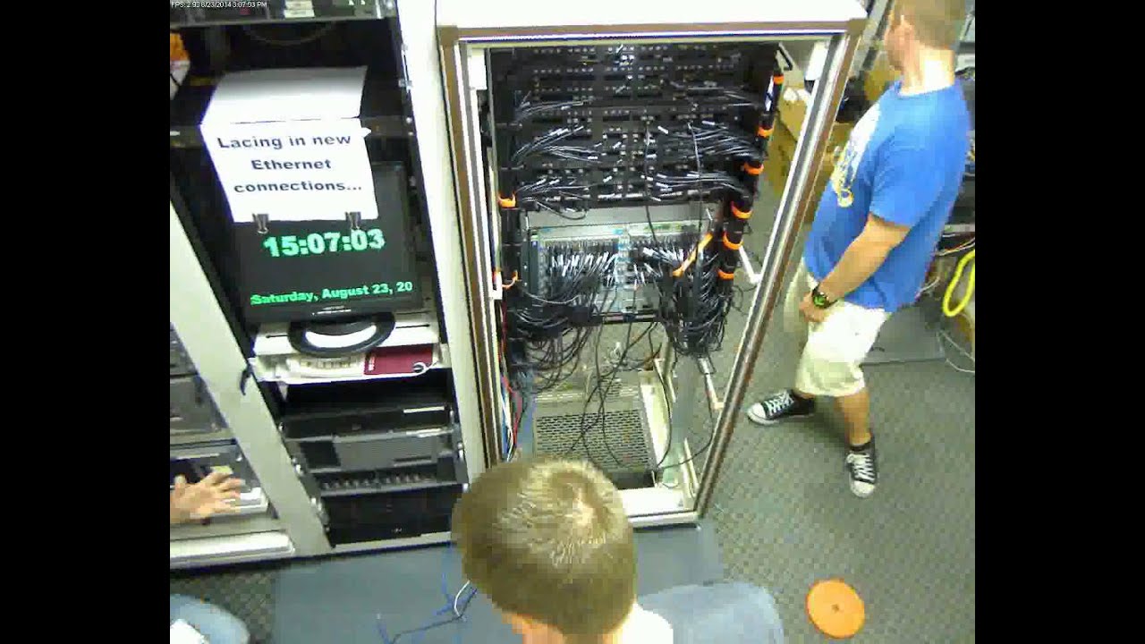 CSP core switch installation - YouTube