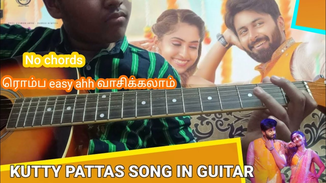 Kutty pattas- Song | Guitar Cover |RDVM |Rd Vignesh music | Song play ...