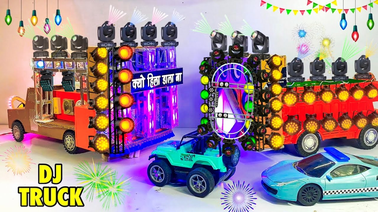 DIY Mini Wedding DJ Road Lights shaadi wala DJ | Creative DJ with ...