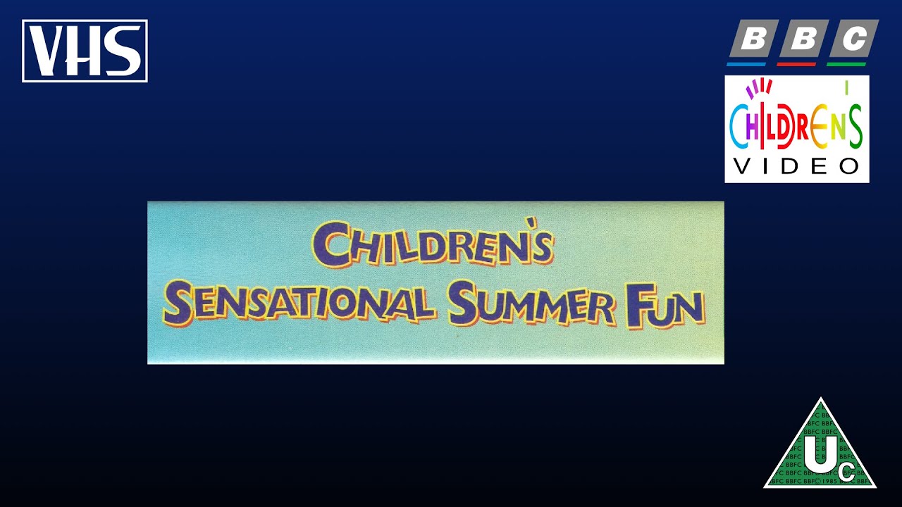 Opening to BBC Children's Sensational Summer Fun UK VHS (1996) - YouTube