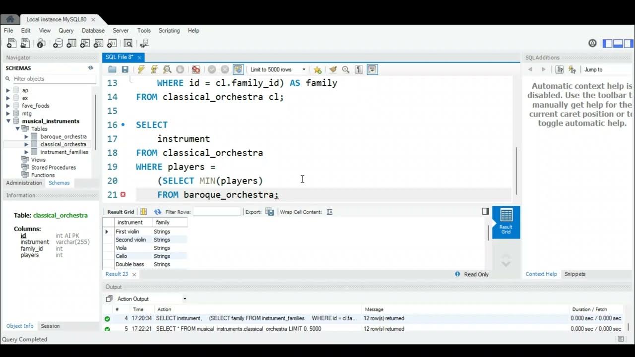 IS261 Chapter 7 Subqueries - YouTube