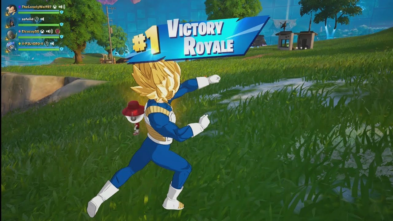 Fortnite Xbox Series S Gameplay 642 Squads Vegeta Skin - YouTube