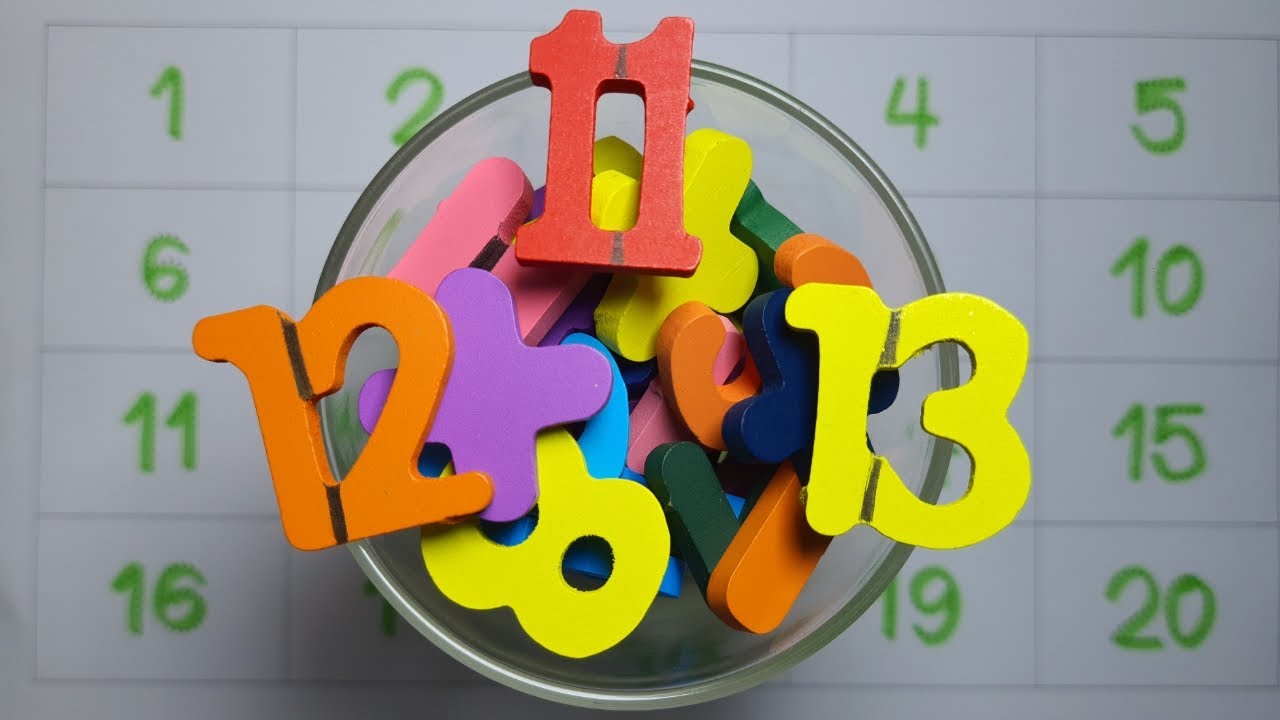 123 Number Counting, 1234 Number Names, 1To20 Numbers |123 learning for ...