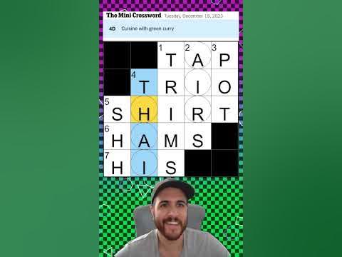 snip snap snip #nytxw #nytmini - YouTube
