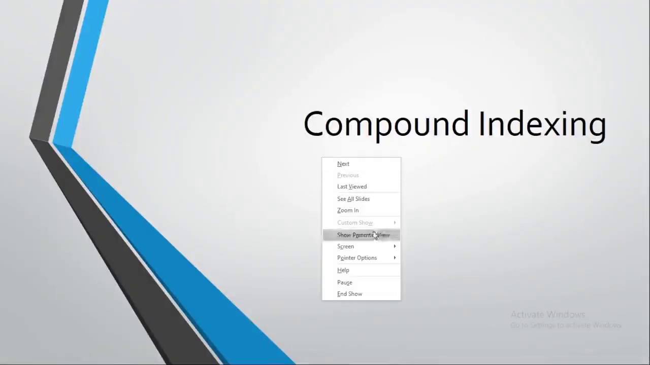 Compound Indexing Youtube - YouTube