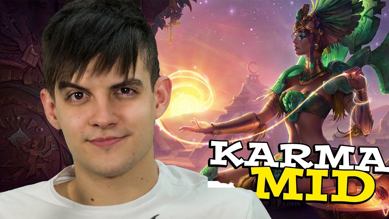 Karma Mid Com Novas Runas Youtube