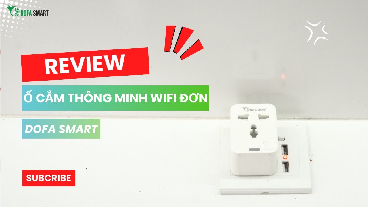Ổ CẮM THÔNG MINH WIFI ĐƠN DOFA SMART - YouTube