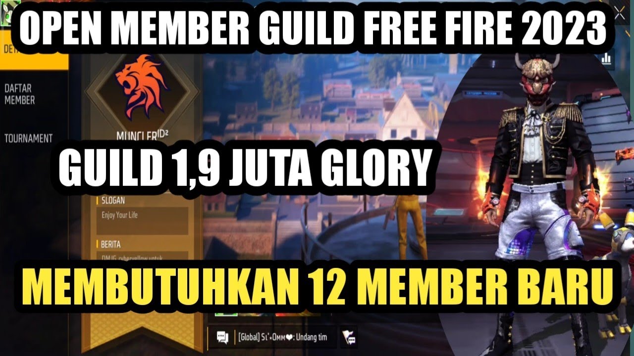 open member guild moncler id 2 terbaru 2023 - Garena free fire - YouTube