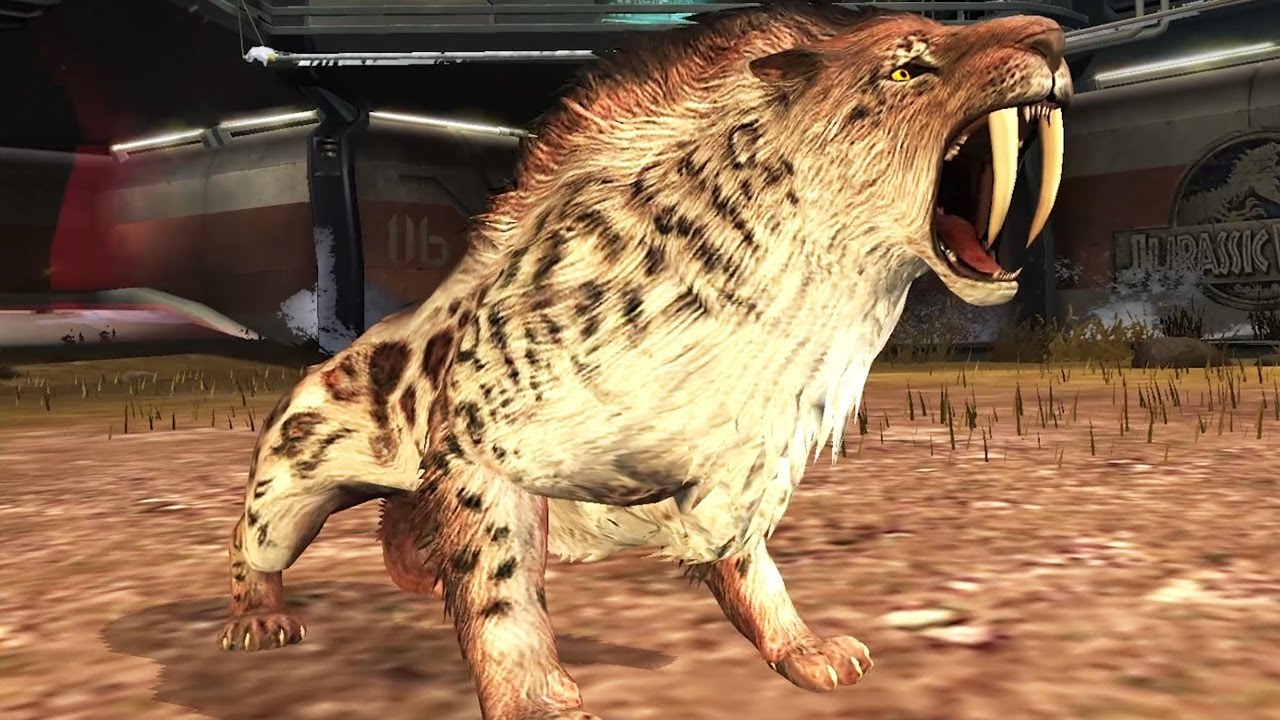 SMILODON MAX LEVEL 40 - Jurassic World The Game - YouTube