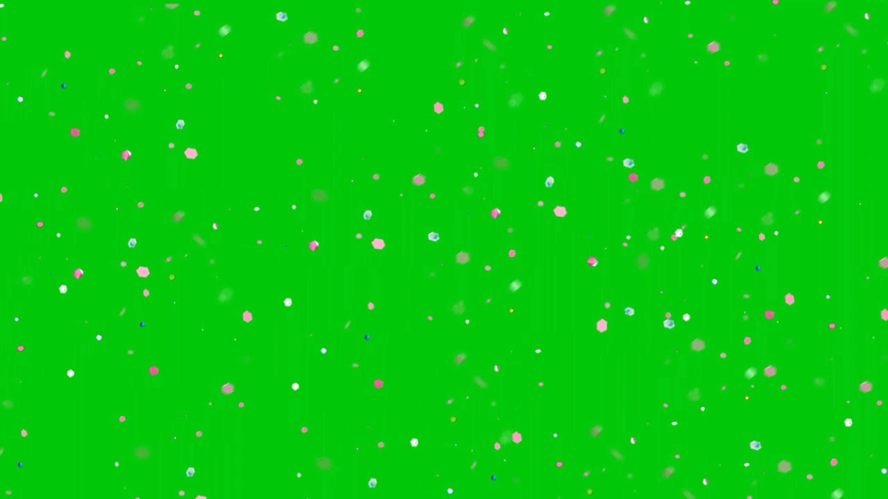 Colorful dots fall in green screen effects ! No copyright free download ...
