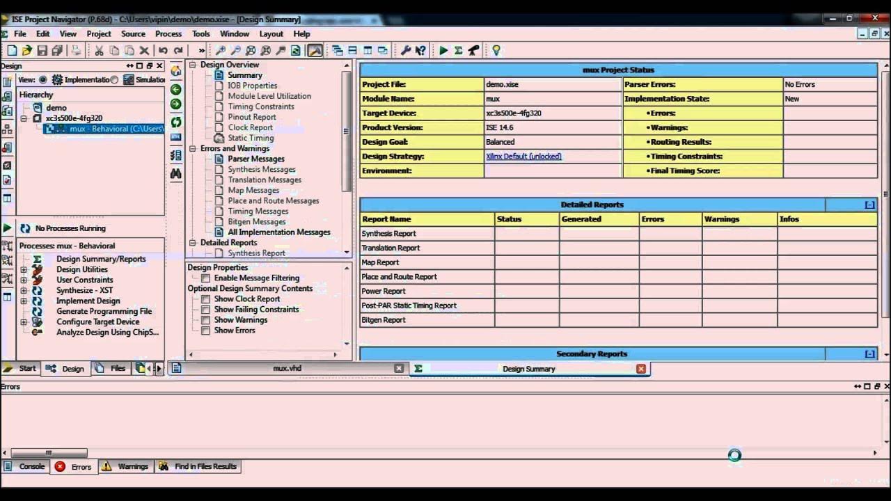 How to compile and simulate a VHDL code using Xilinx ISE - YouTube