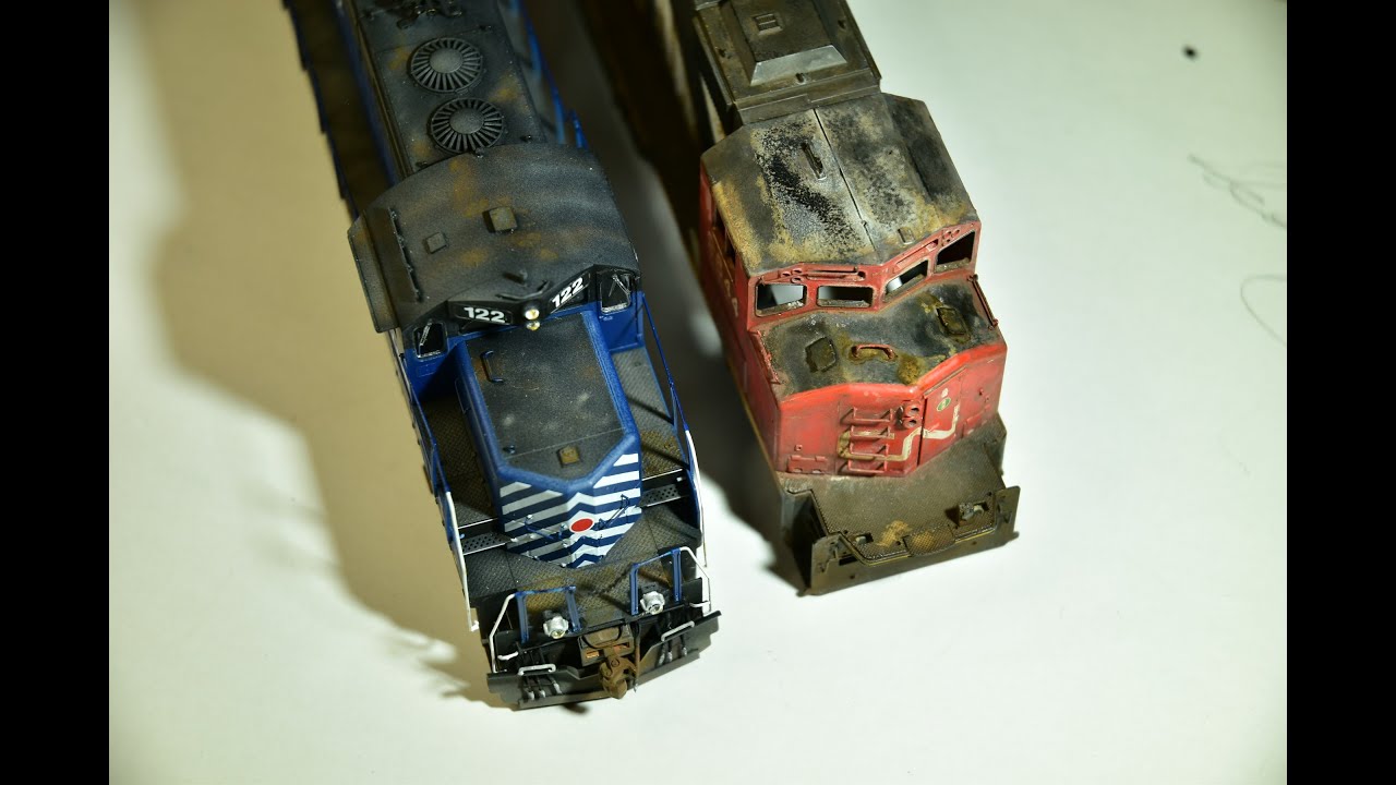 The Weathered HO Scale Locomotive: Risk vs Reward Weathering Part 3 ...