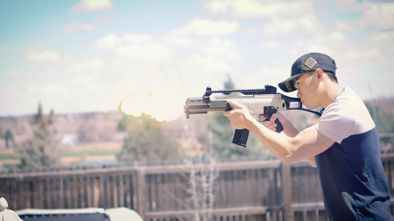 Muzzle flare | Gunshot VFX | - YouTube