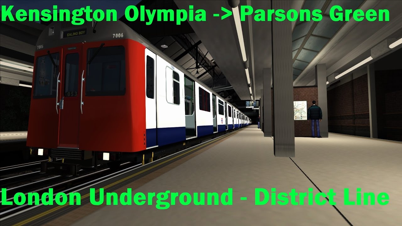 District Line - Train SImulator: Kensington Olympia to Parsons Green ...