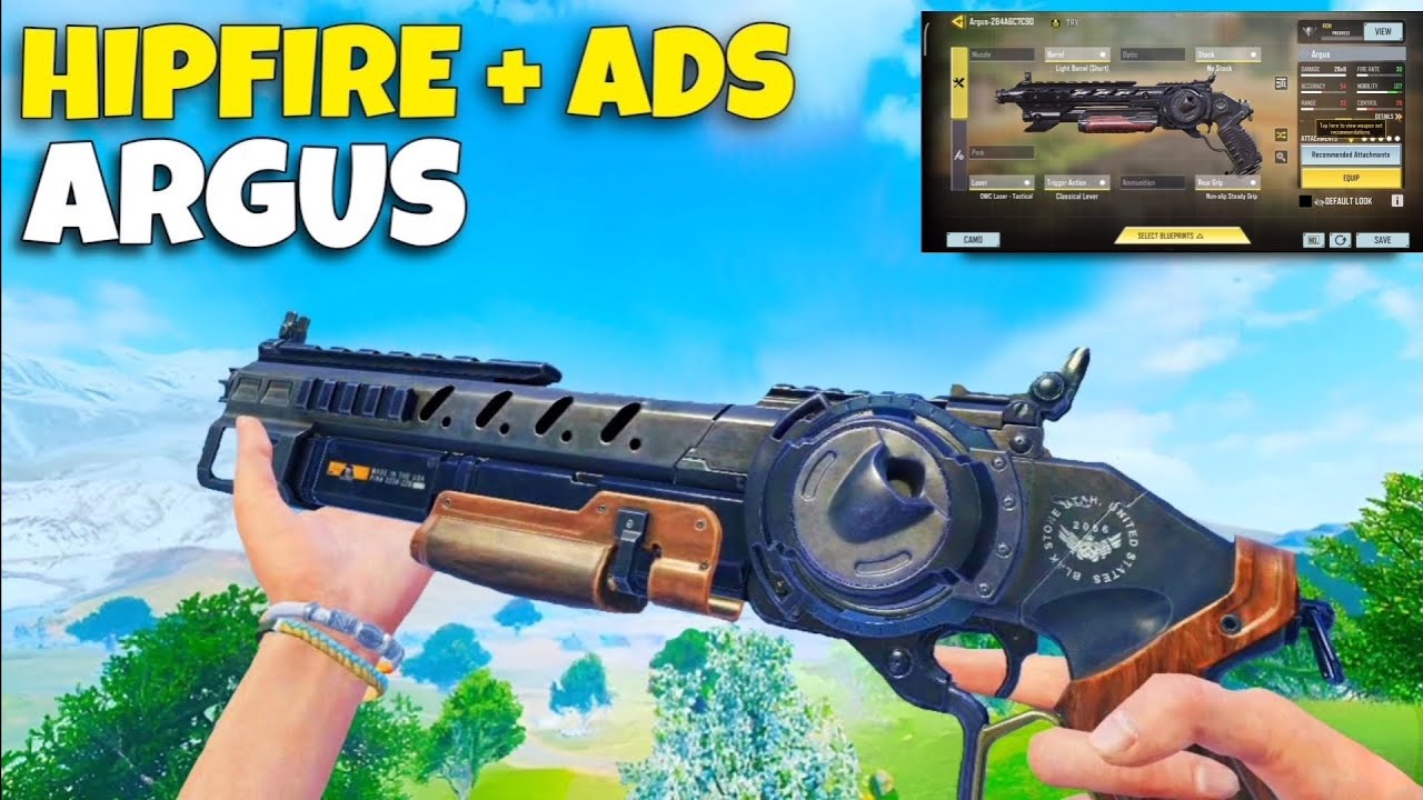 NEW GUN ARGUS GUNSMITH ONE TAP !!! 🔥 - YouTube
