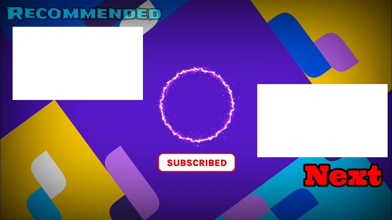 Top 3 best End Screen (royalty free only for subscribers) # ...