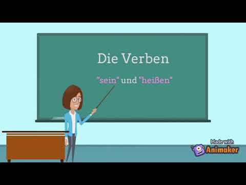 Die Konjugation der Verben "sein" und "heißen" - YouTube