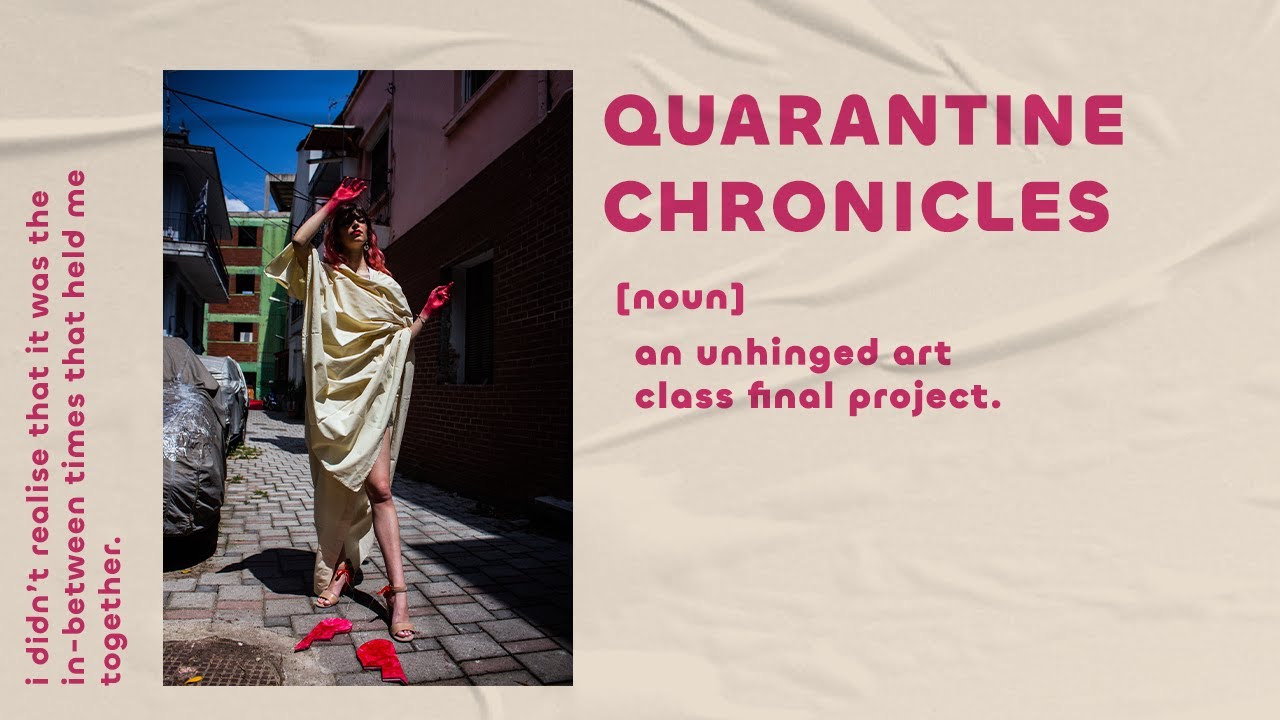 Quarantine Chronicles//Art Class Final Project - YouTube