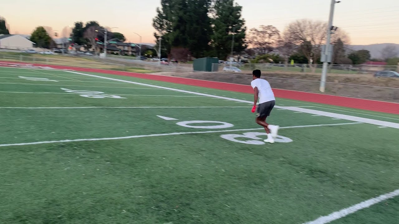 Mickey Stokes Deliberate Training WR Workout 1/20/2021 Clip 3 - YouTube