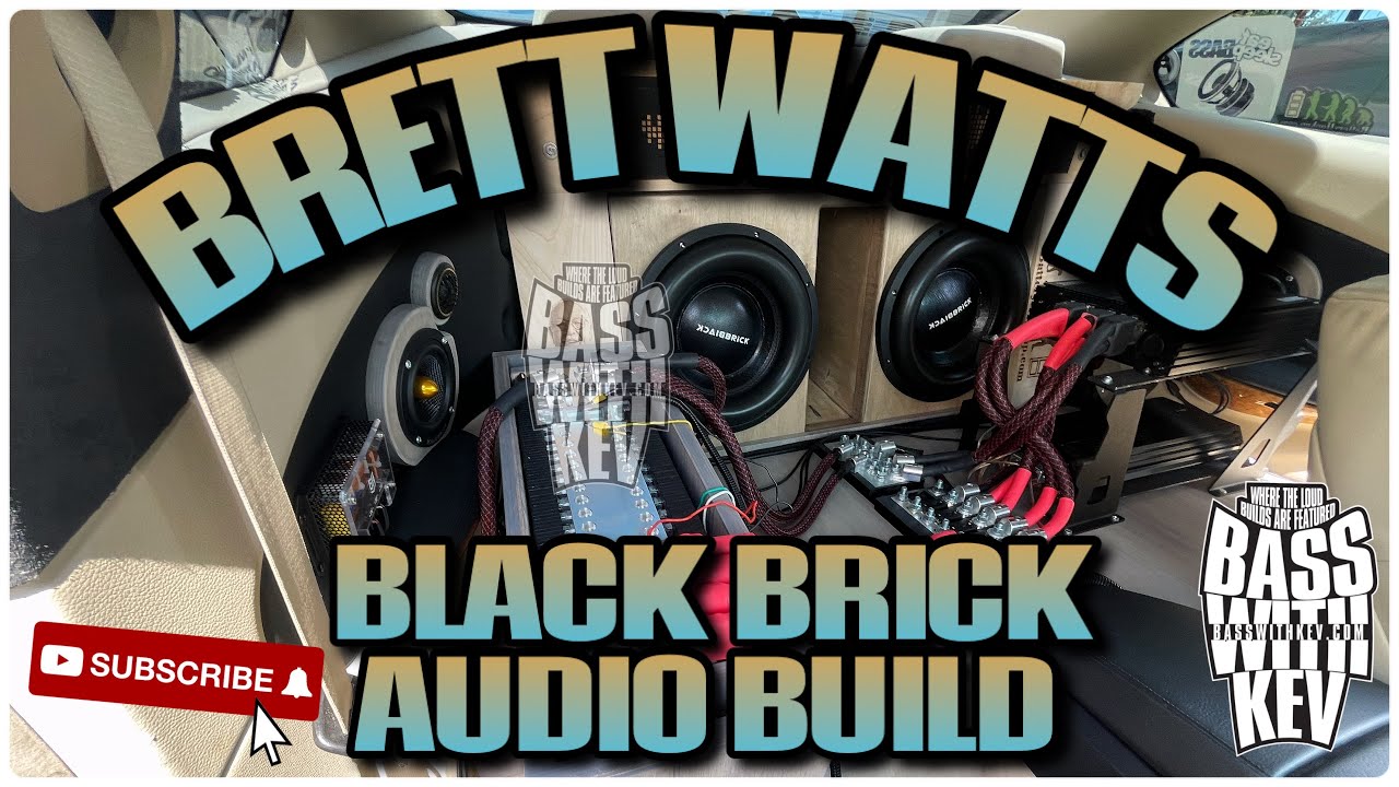 BRETT WATTS BLACK BRICK AUDIO BUILD AT SUNDOWN AUDIO SHOW 2023 - YouTube