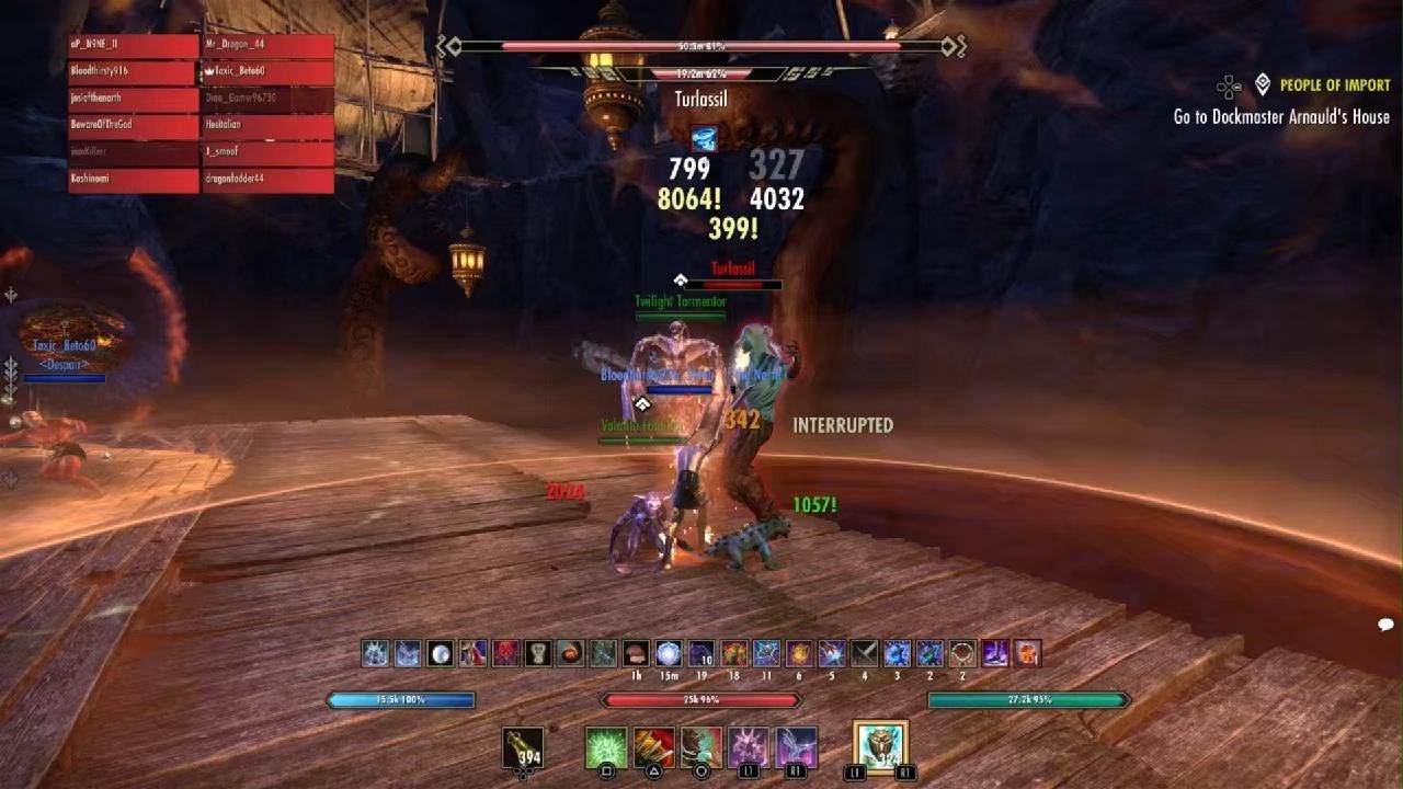 #ESO VDSR Veteran Dreadsail Reef Trial 1st Bosses - Twins: Lylanar ...