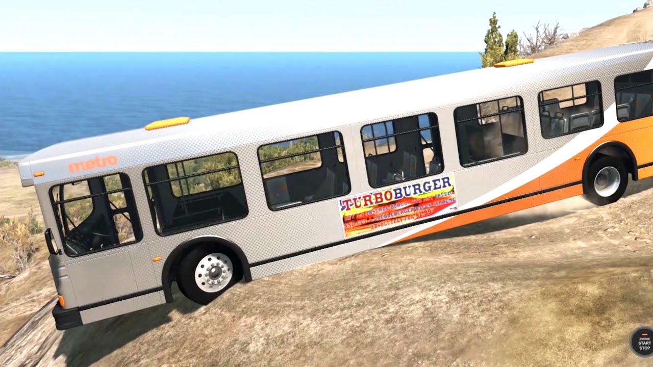 BeamNG Drive - Bus on the Small Island USA Part 2 - YouTube