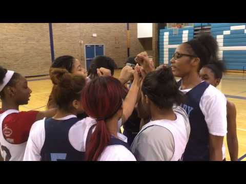 Flint Hamady girls basketball team shouts ‘Together We Stand’ chant