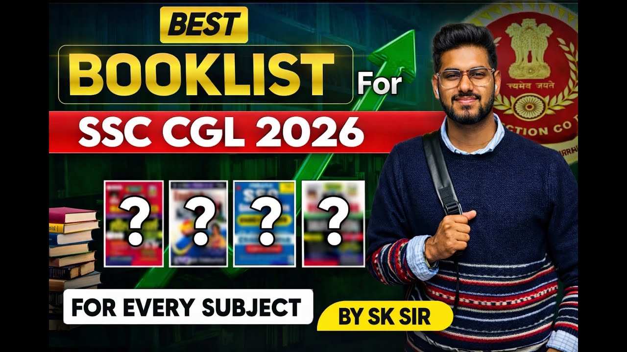My Booklist 📚| Best Books for All Subjects for SSC CGL 2026 | #ssc # ...