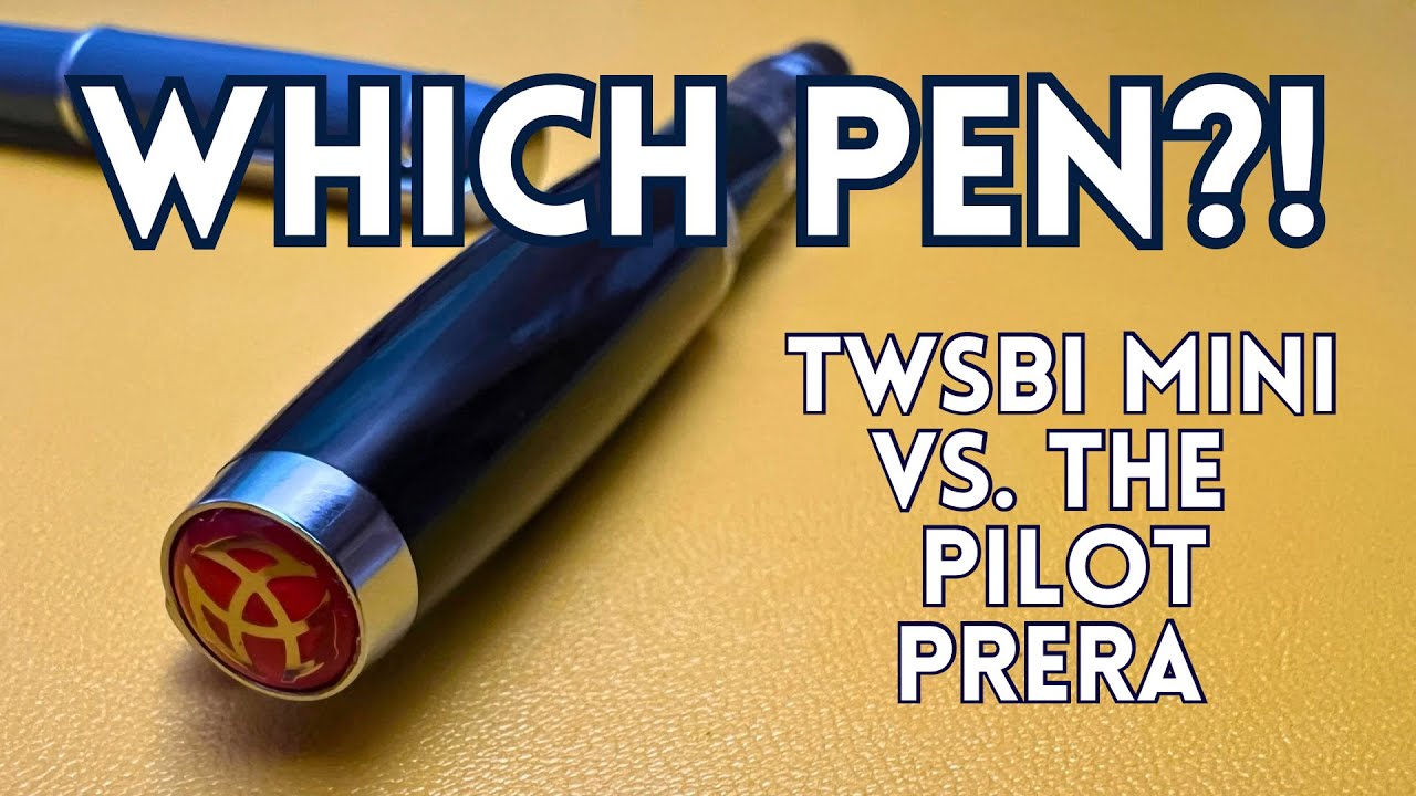TWSBI Mini Review PLUS Pilot Prera Comparison - YouTube