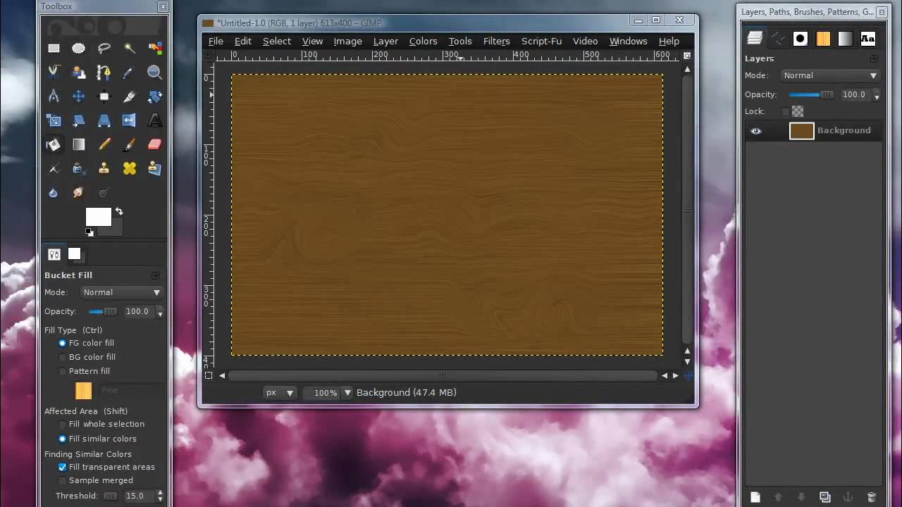 Beginners guide to gimp- how to quickly create a wood texture from scratch in GIMP - YouTube