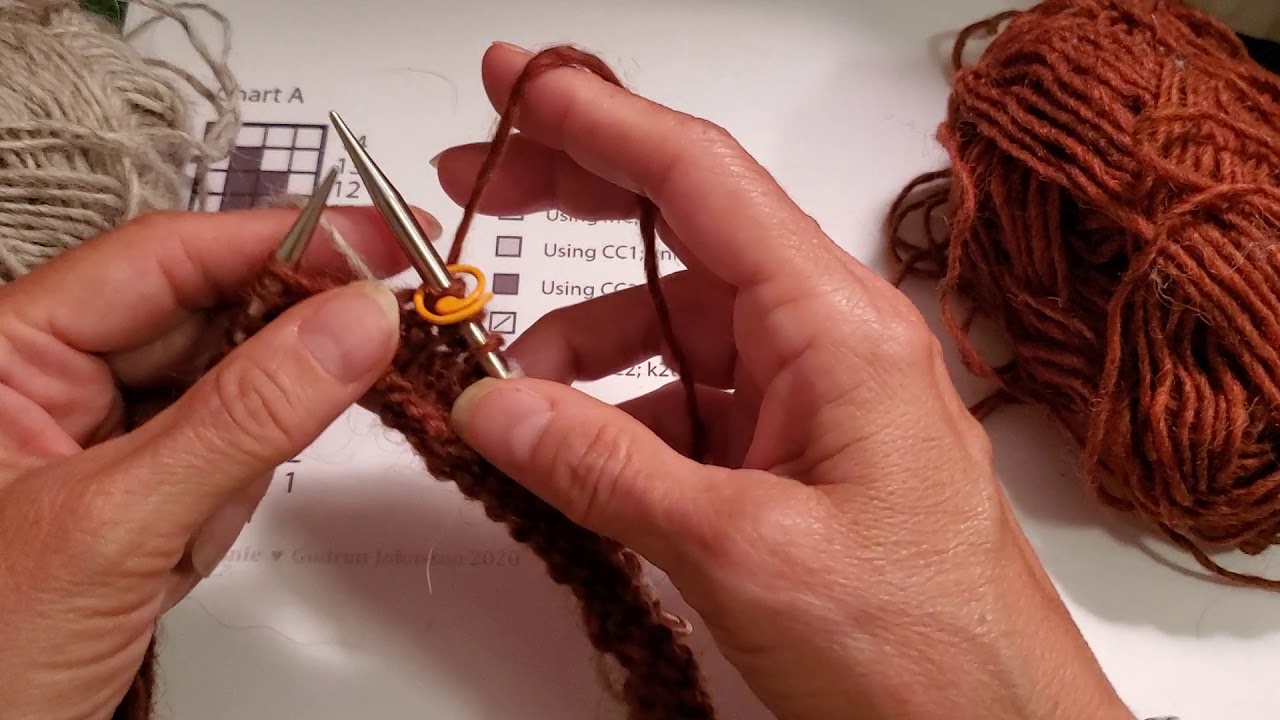 Colorwork: Two-color Stranded Knitting - YouTube