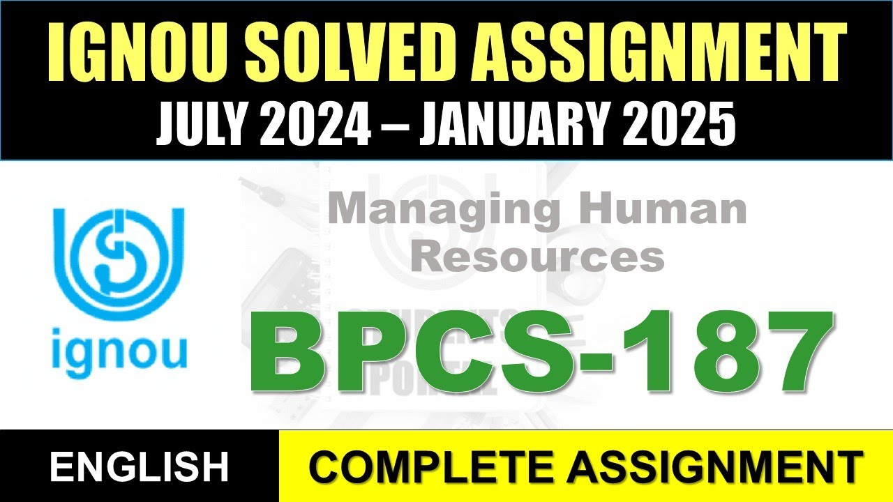 BPCS 187 Solved Assignment 2024-25 || bpcs-187 solved assignment in ...