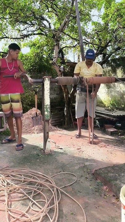 Cavando Poço Artesiano Manual De 60 Metros Youtube