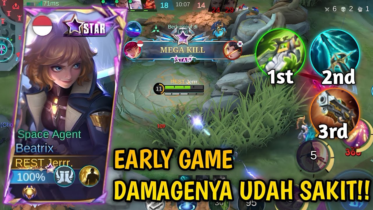 SET BUILD & EMBLEM BEATRIX INI EMANG TERLALU OP DI META SEKARANG ...