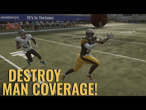 Top 5 Ways to Destroy Man Defense in Madden 19 | Best Man Beating ...