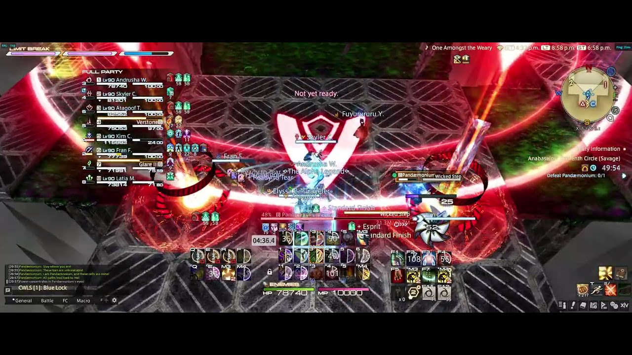 FFXIV [6.4] - P10S Week 1 First Clear NIN POV - [Blue Lock] - YouTube