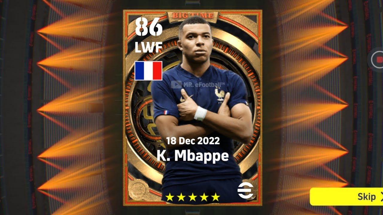 Finally I Got K. Mbappe Big Time 🔥🤩 || In eFootball 2023 Mobile ...