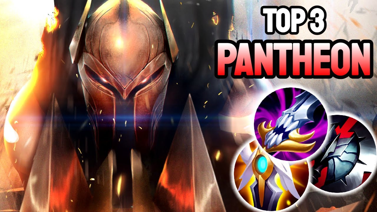 Wild Rift Top 3 Pantheon - Full Ranked | Build&Runes - YouTube