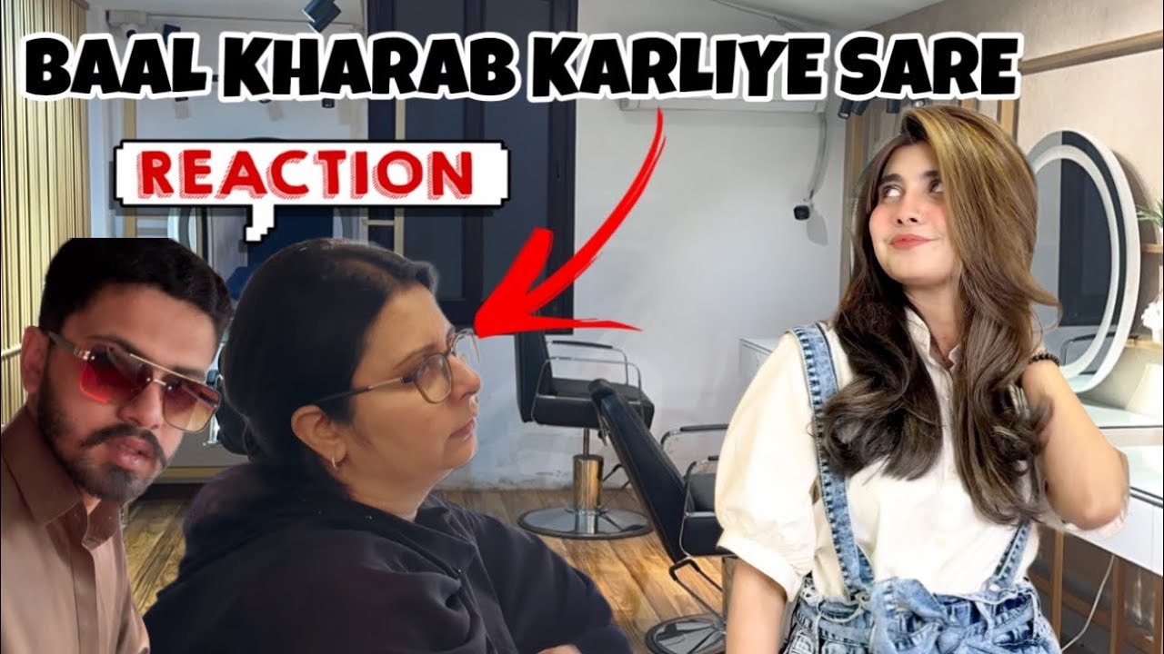 NEW LOOK PER SAB KA REACTION 😳 - YouTube
