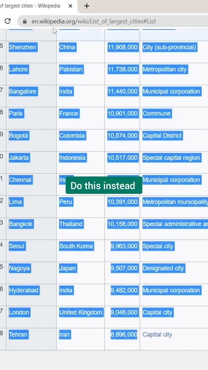 Copy Data tricks in excel #excel #exceltricks #exceltips #excelshorts #exceltutorial #shorts # ...