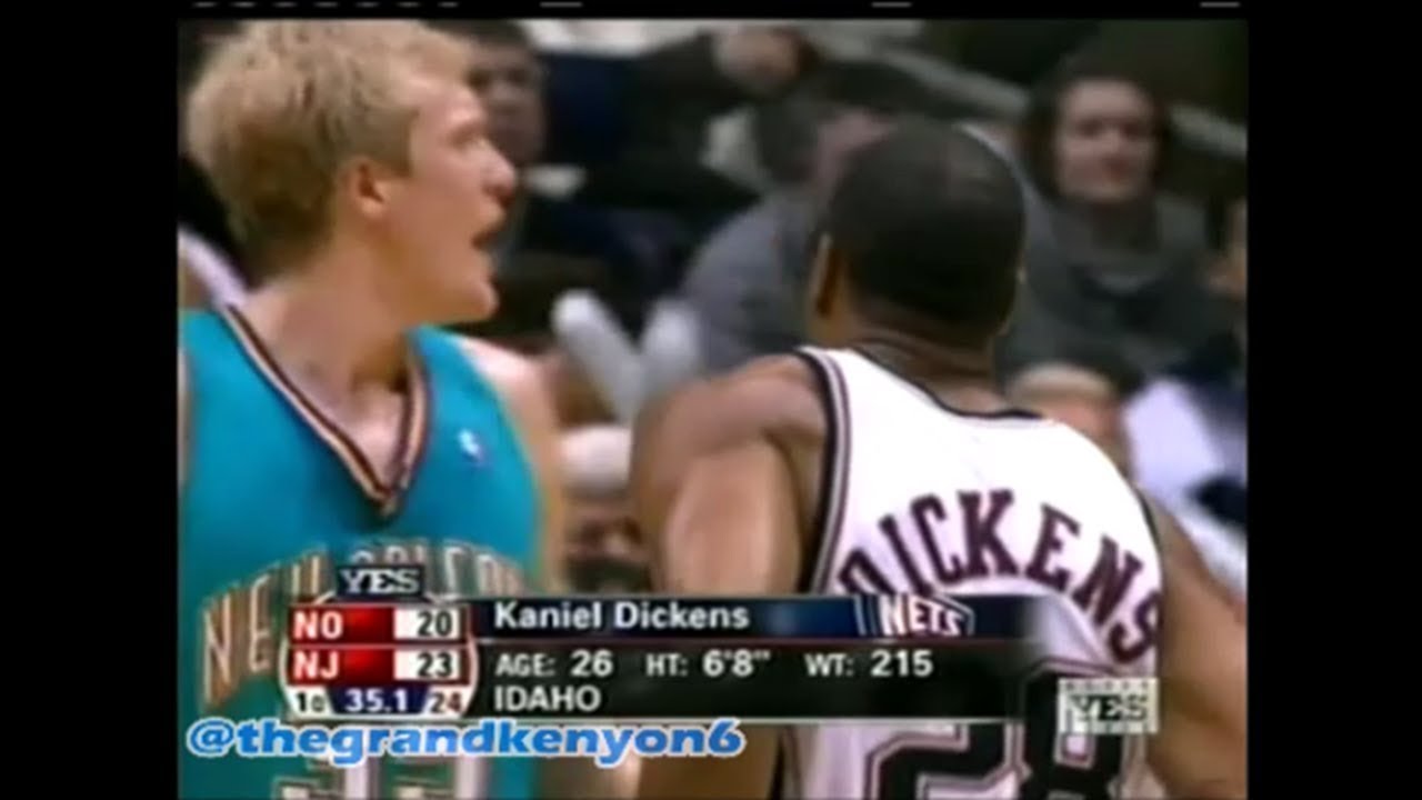 Kaniel Dickens 1st appearance & points with the New Jersey Nets - YouTube