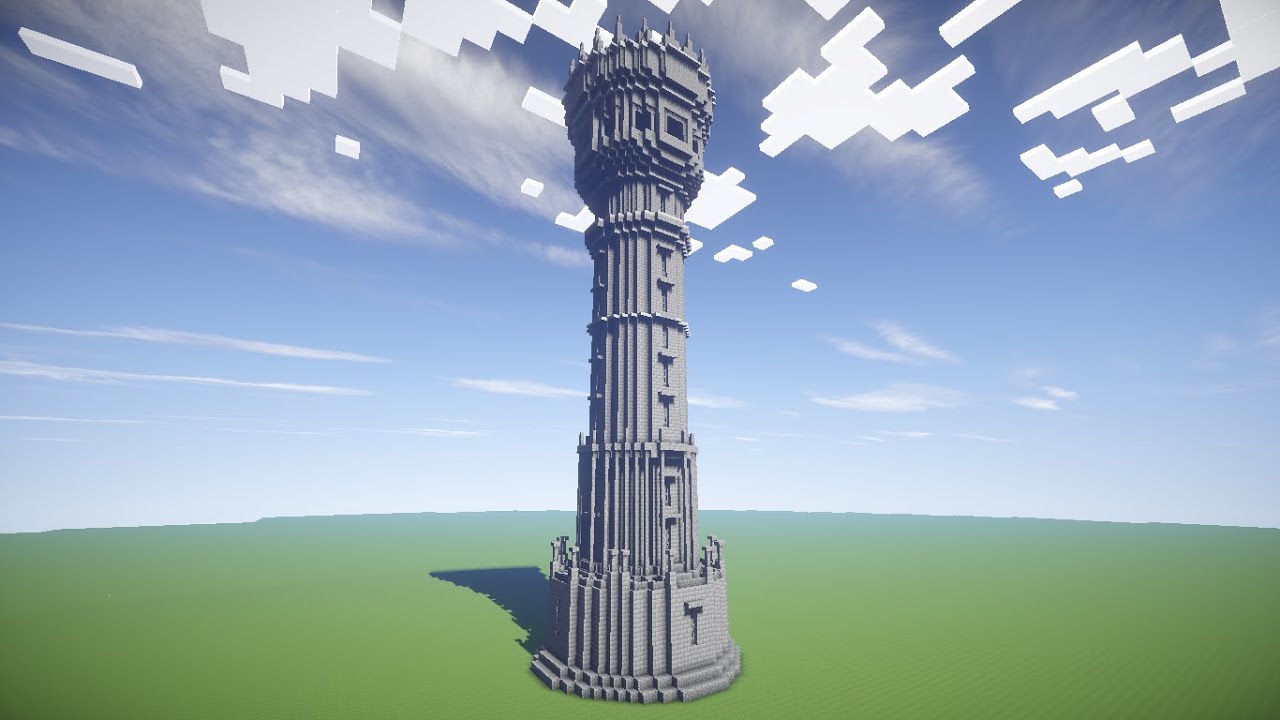 Minecraft Como Fazer uma Torre Medieval - YouTube